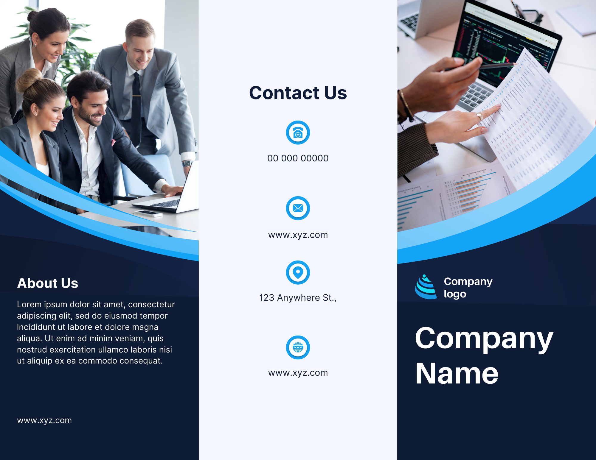 Business Company Brochure Design - Buy Urdu themes | Free download Urdu ...
